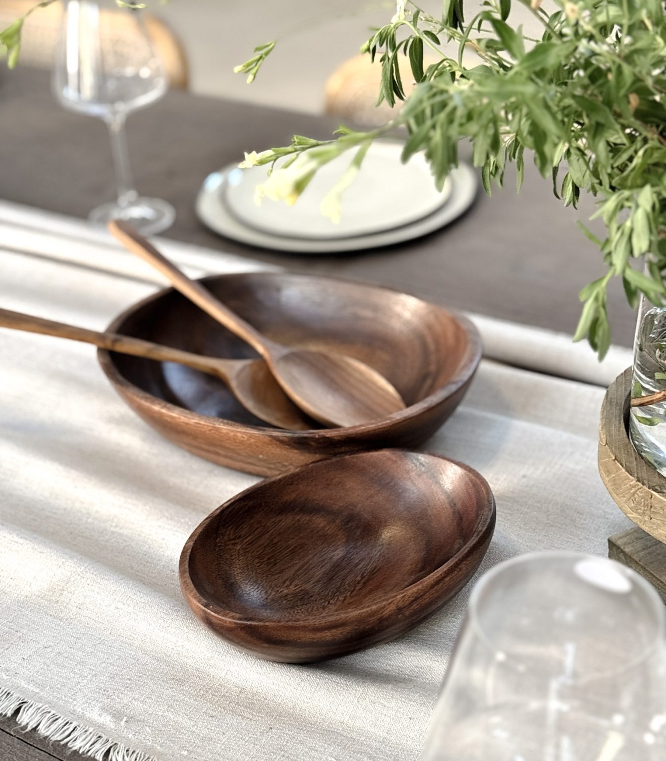 Cuenco En Madera Acacia 01 - Casa María Paula
